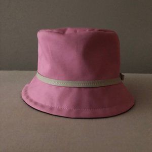 Coach | Accessories | Coach Cotton Canvas Pink Rain Hat | Poshmark